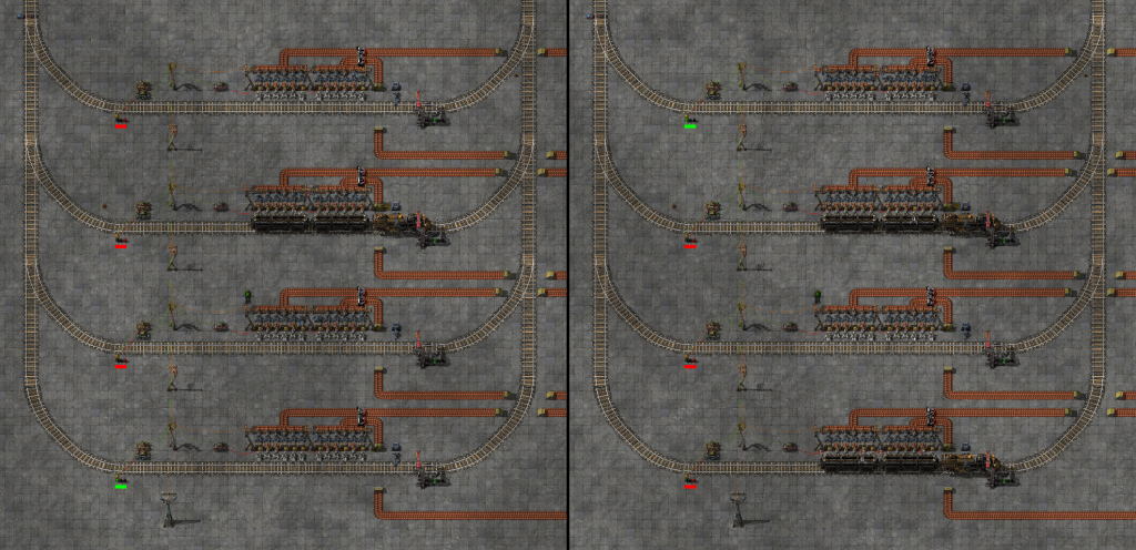 Factorio: Train Balancer | Green Lightning