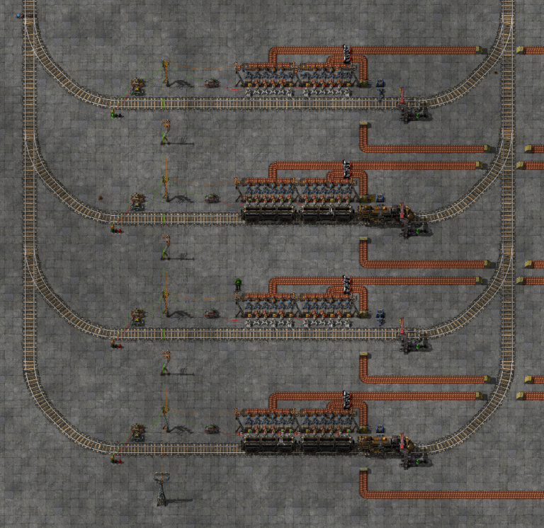 Factorio: Train Balancer | Green Lightning