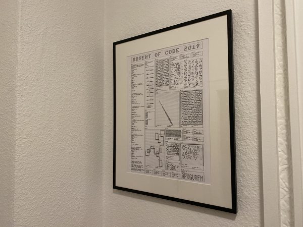 Advent of Code 2019 ASCII Art Plot | Green Lightning